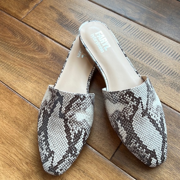 Farylrobin | Shoes | Faryl By Farylrobin Snake Martha Mule | Poshmark